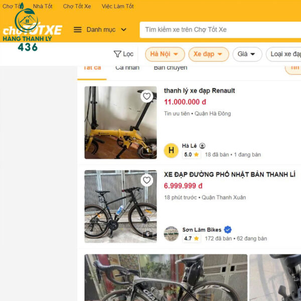 Top 10 Cửa Hàng Mua Bán Xe Đạp Cũ Hà Nội Uy Tín Hiện Nay